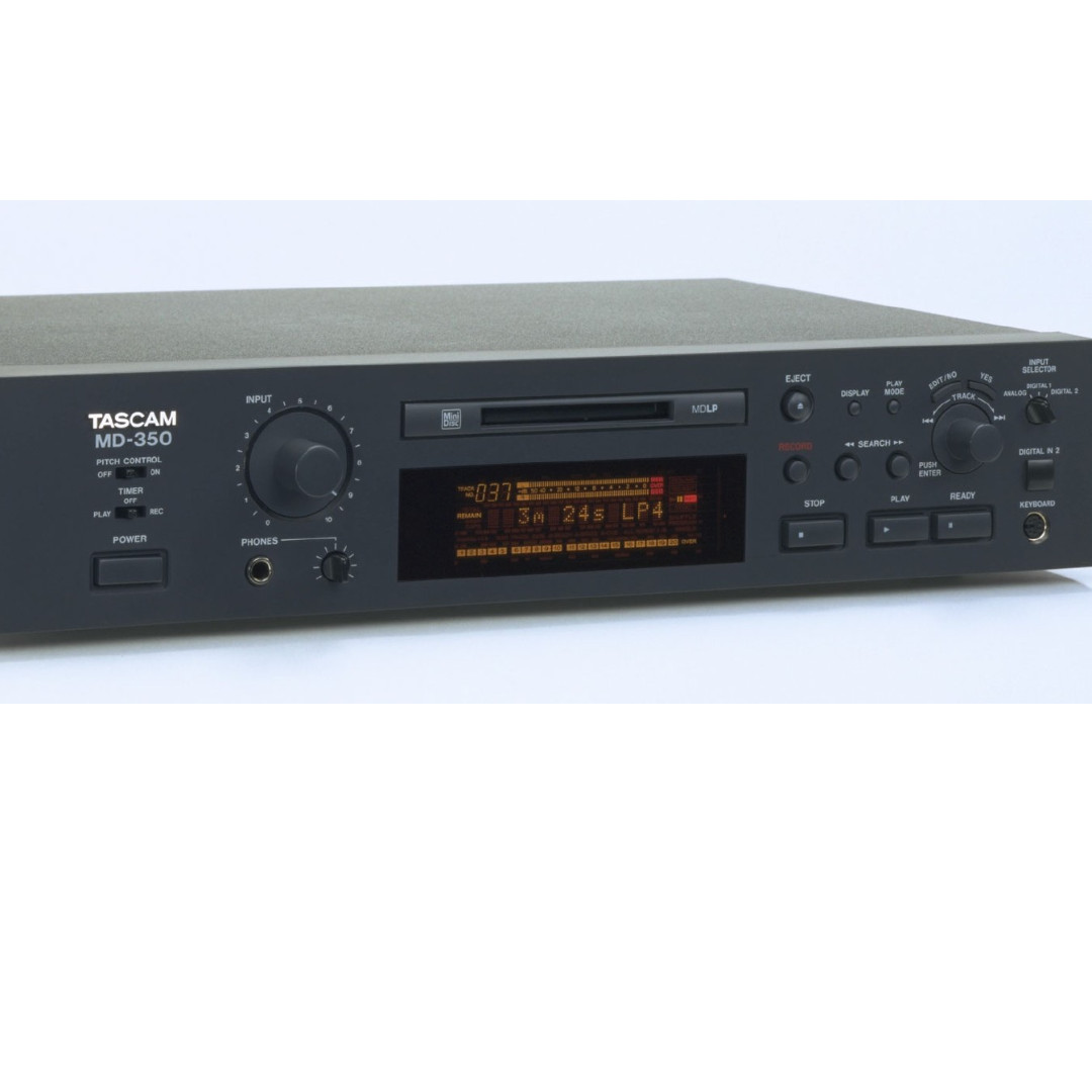 Tascam MD-350 MiniDisc Recorder, Audio, Voice Recorders on Carousell