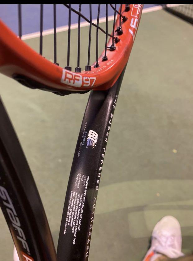 Wilson RF 97 Pro Staff, Sports Equipment, Sports & Games, Racket & Ball ...