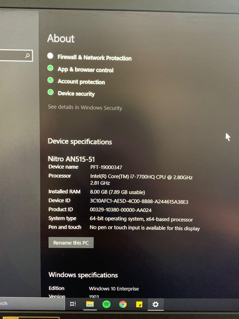 Acer Nitro 5, Computers & Tech, Parts & Accessories, Computer Parts on ...