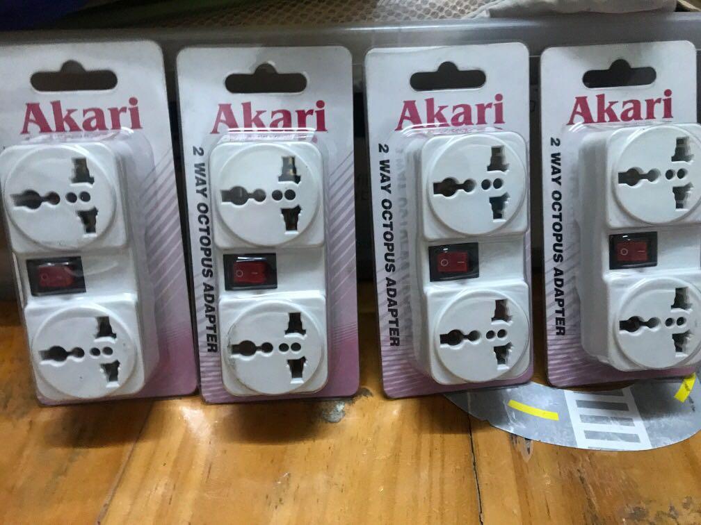 AKARI 2way octopus adapter, TV & Home Appliances, TV & Entertainment, TV Parts & Accessories on ...