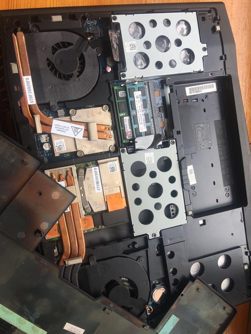 Alienware M17x R4 - Faulty with 7 Beeps, Computers & Tech, Parts ...