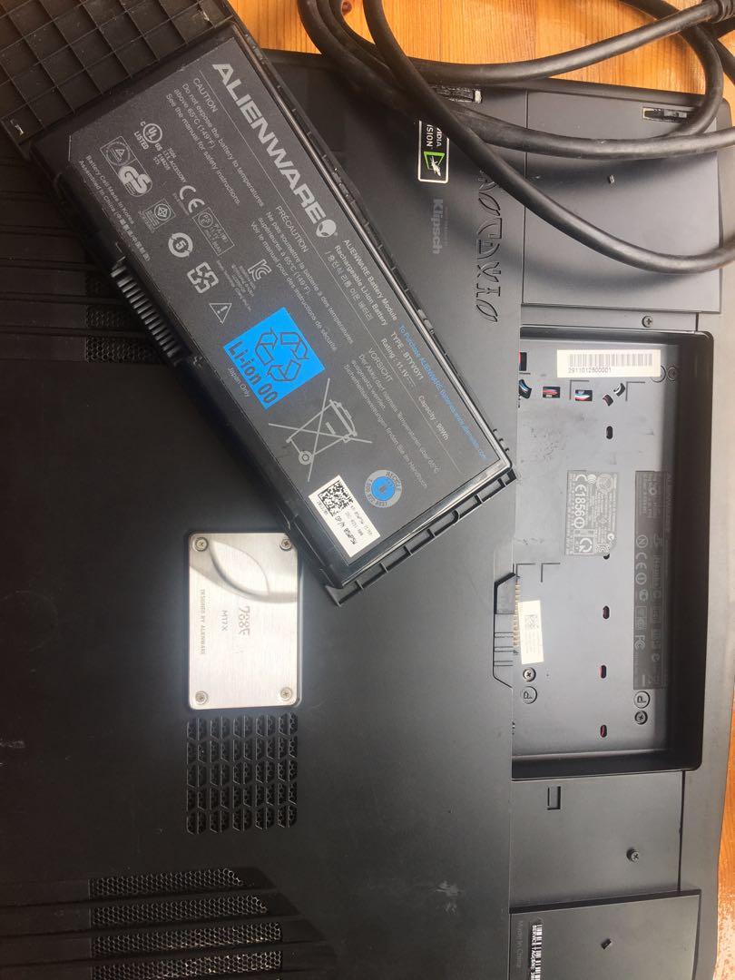 Alienware M17x R4 - Faulty with 7 Beeps, Computers & Tech, Parts ...
