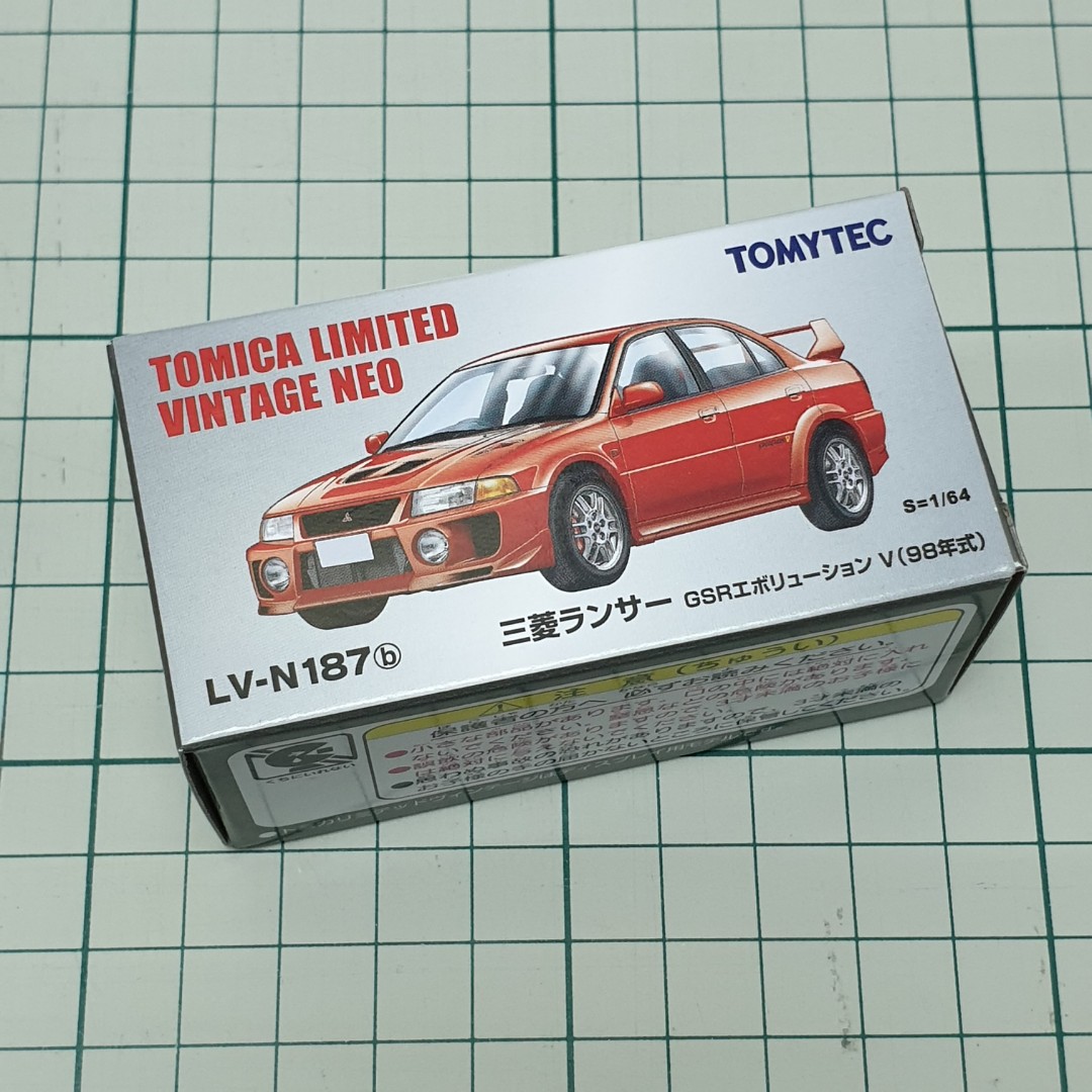 [BNIB] Tomica Limited Vintage Mitsubishi Lancer Evolution V (TLVN EVO 5 ...