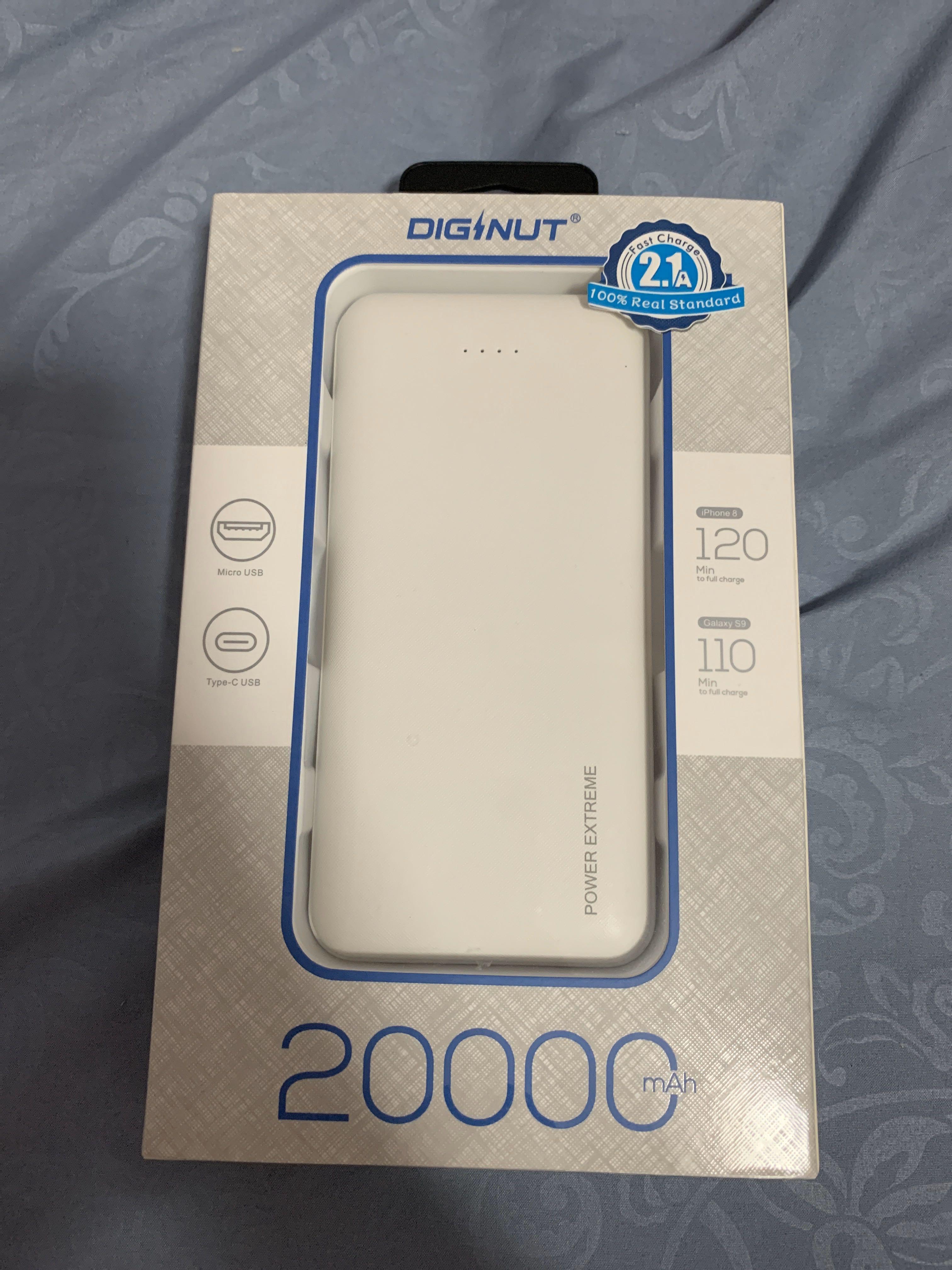 Diginut Power Bank (20000mAh), Mobile Phones & Gadgets, Mobile & Gadget ...