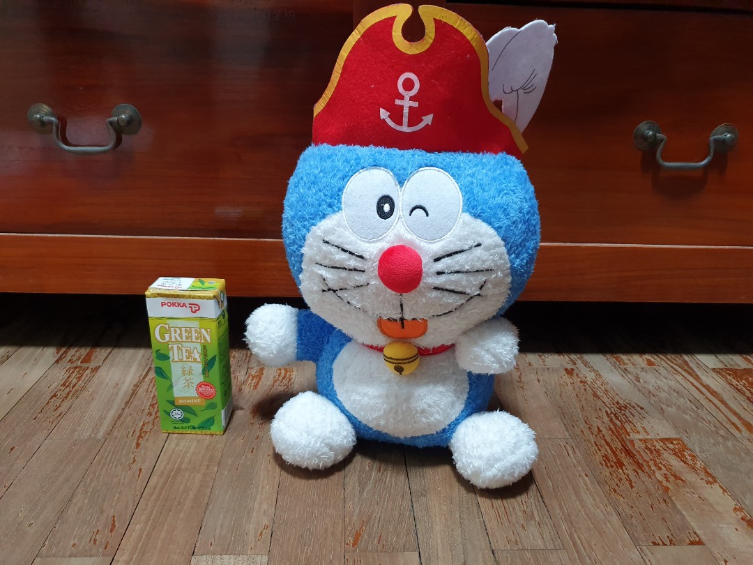 Doraemon Pirate Soft Toy, Toys & Games, Stuffed Toys on Carousell