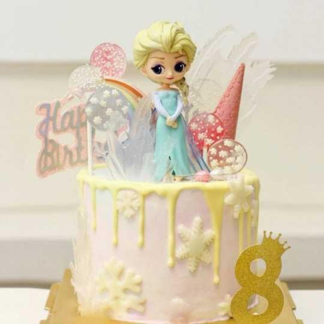Frozen Elsa Qposket Cake Topper / Figurine, Hobbies & Toys, Toys ...