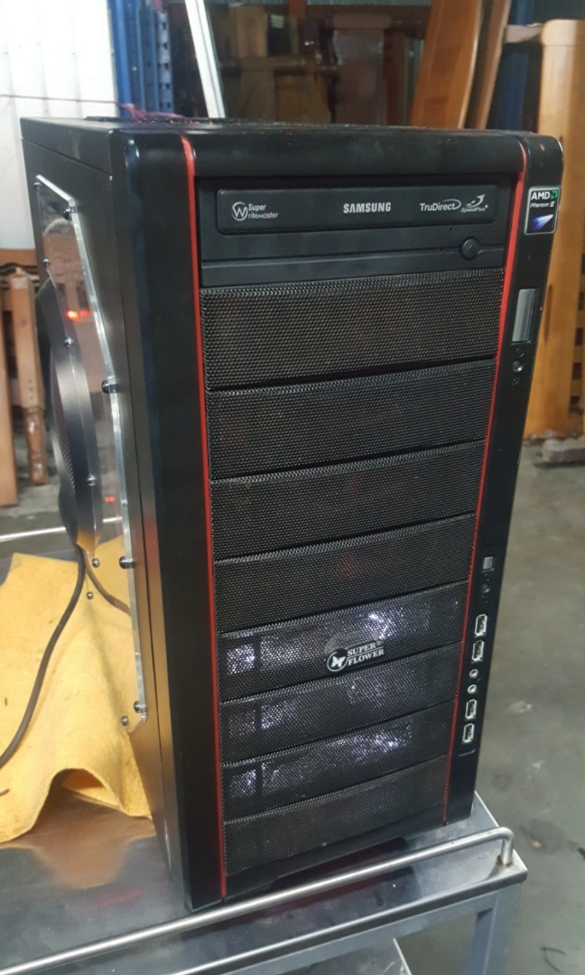 Gaming PC case with power suppy, Electronics, Computer Parts ...