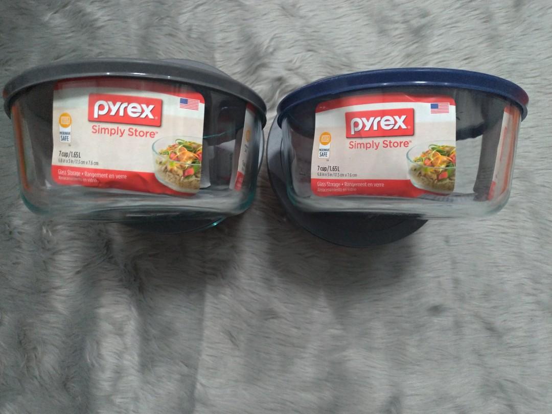 Glass Pyrex 7Cups/1.65 liters 800 each, Furniture & Home Living ...