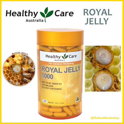 Healthy Care Royal Jelly 1000mg 365 tablets, Beauty & Personal Care ...