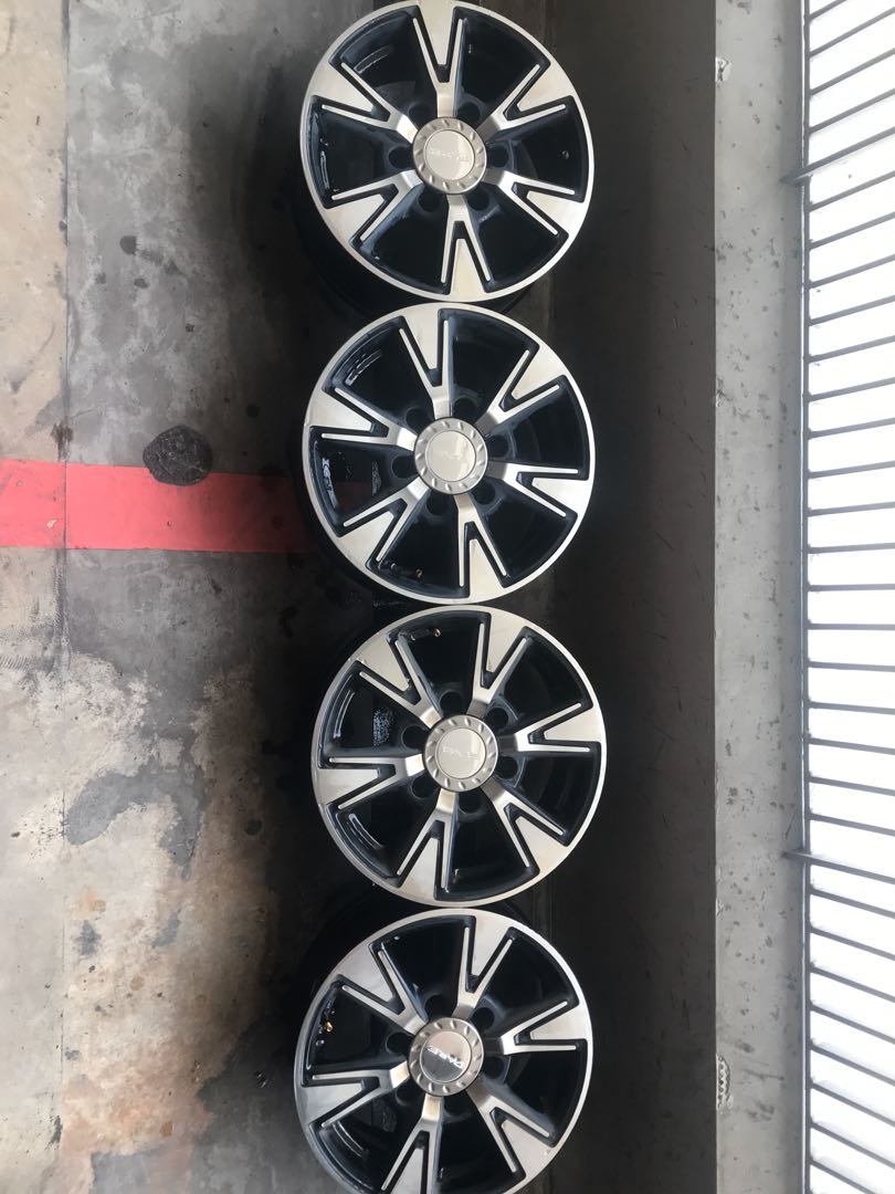 Hiace rims, Car Accessories, Tyres & Rims on Carousell