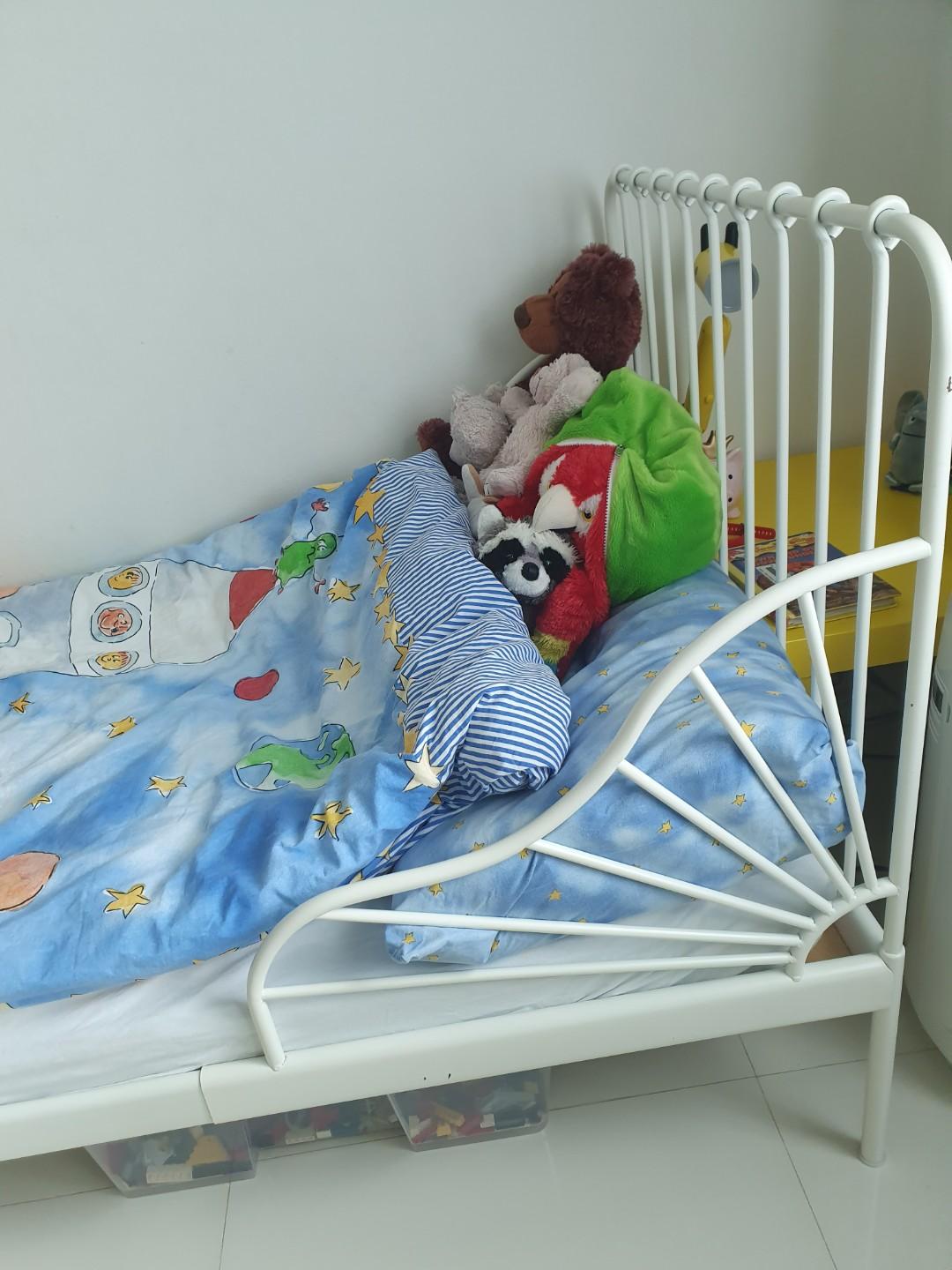 IKEA extendable kids bed, Babies & Kids, Baby Nursery & Kids Furniture ...