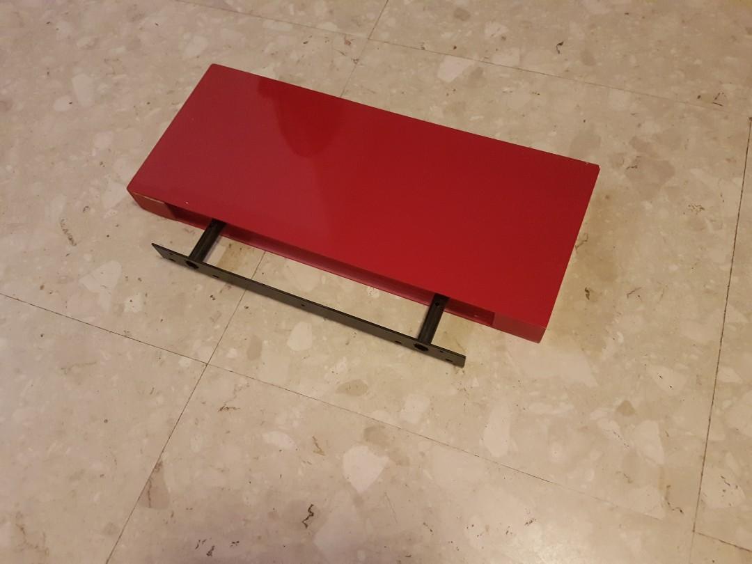 Ikea red shelf small, Furniture & Home Living, Furniture, Shelves ...