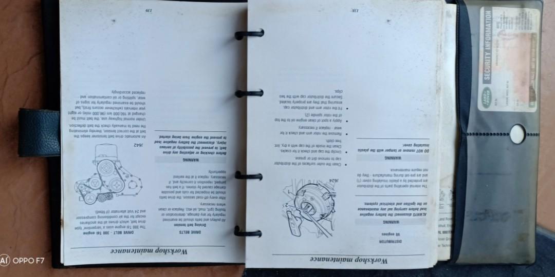 Land rover defender 90,110,130 manual owner handbook, Auto Accessories ...