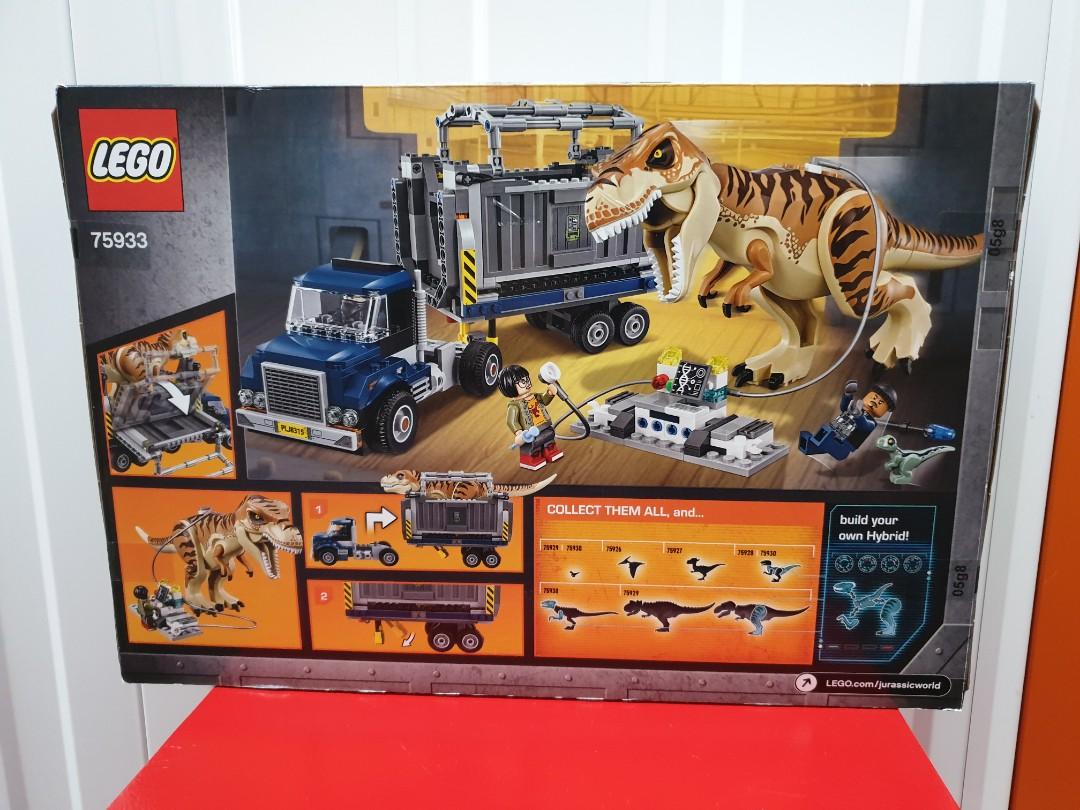Lego 75933 Jurassic World T Rex Transport, Hobbies & Toys, Toys & Games ...