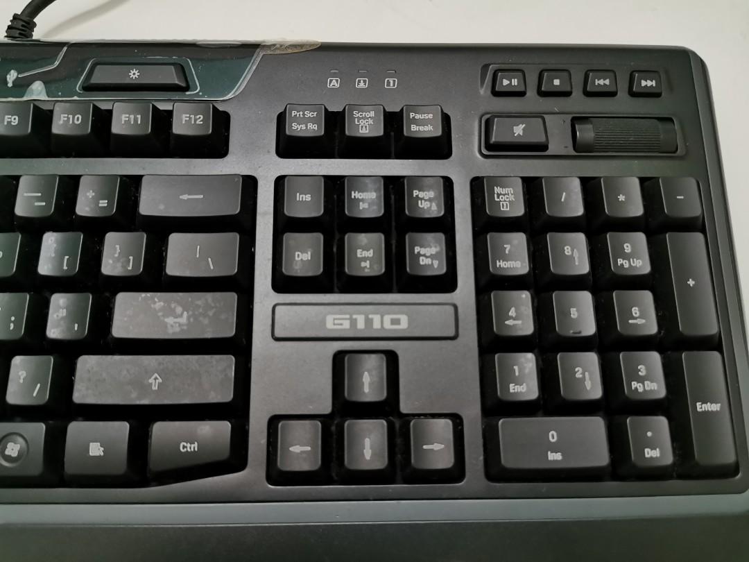 Logitech Keyboard G110 Computers And Tech Parts And Accessories Computer Keyboard On Carousell