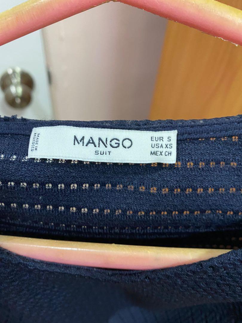 Mango Blue Bell Top, Women's Fashion, Tops, Blouses on Carousell