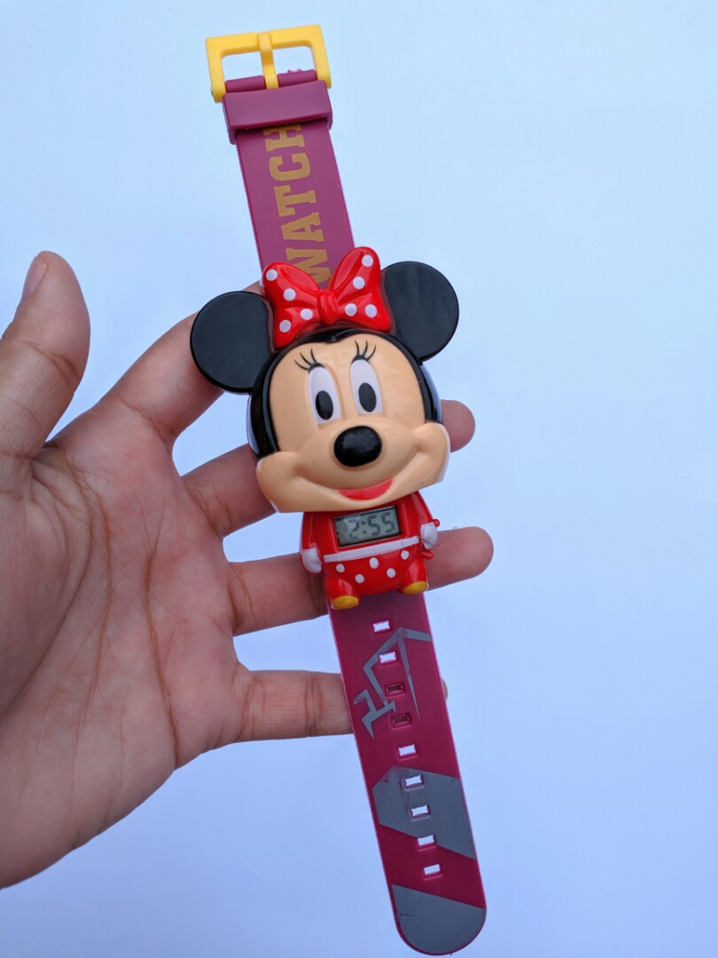 Mickey and Minnie digital watch, Hobbies & Toys, Toys & Games on Carousell