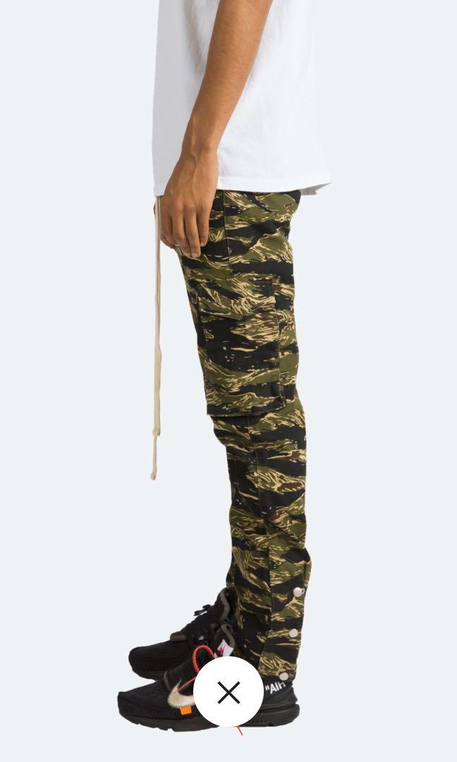 MNML Tiger camo pants, Men's Fashion, Bottoms, Trousers on Carousell
