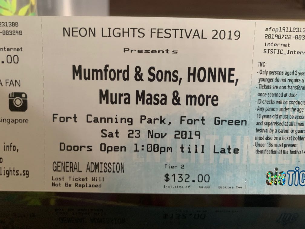 Neon Lights Saturday Ticket, Tickets & Vouchers, Event Tickets on Carousell