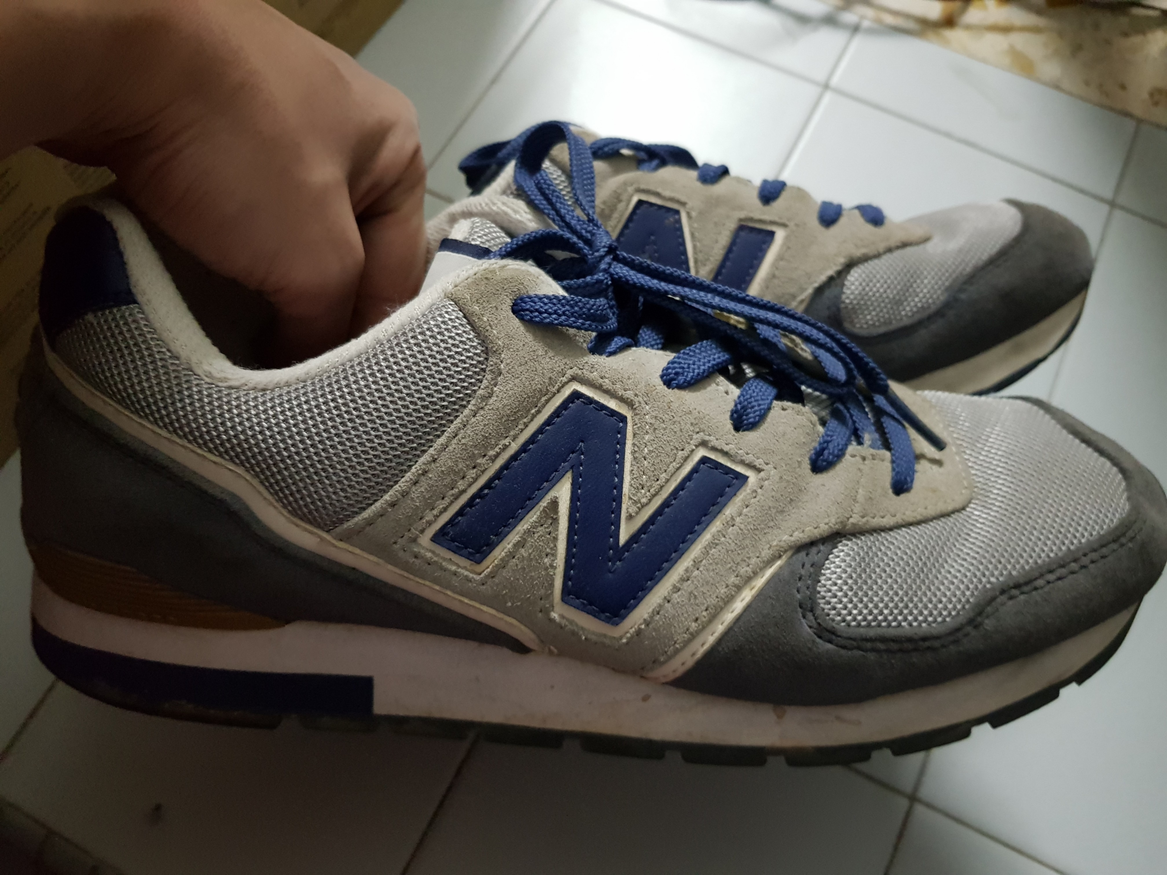 New Balance 595 (Blue), Men's Fashion, Footwear, Dress Shoes on Carousell