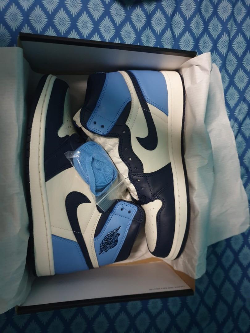 Nike Air Jordan 1 Obsidian UNC, Men's Fashion, Footwear, Sneakers on ...