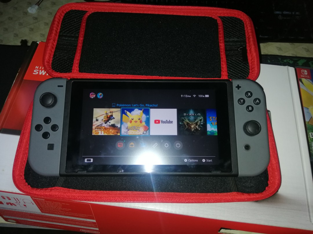 Nintendo Switch complete set, Video Gaming, Video Game Consoles ...