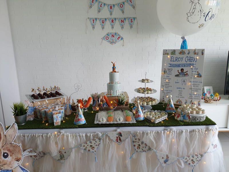 Peter Rabbit Dessert Table, Hobbies & Toys, Stationery & Craft ...