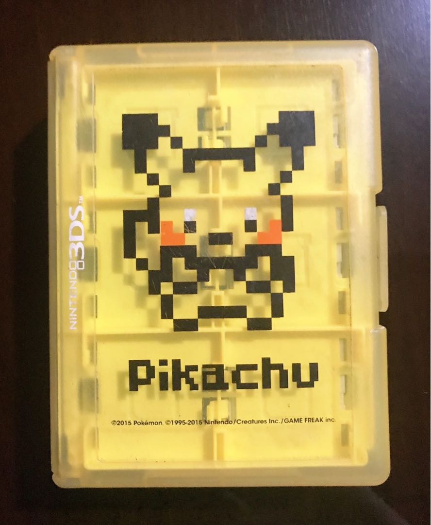 Pixel Pikachu 3DS/DS Cartridge Case, Video Gaming, Gaming Accessories ...