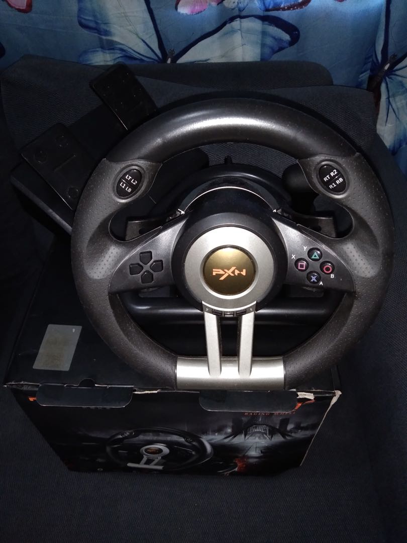 PXN-V3 4in1 Racing Game Steering Wheel For PC PS3 PS4 Xbox One Host ...