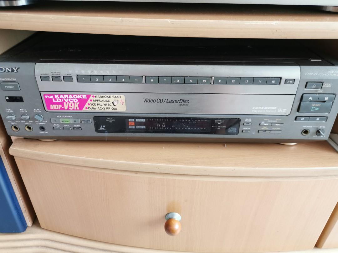Sony CD VCD LD Karaoke player, Audio, Portable Music Players on Carousell