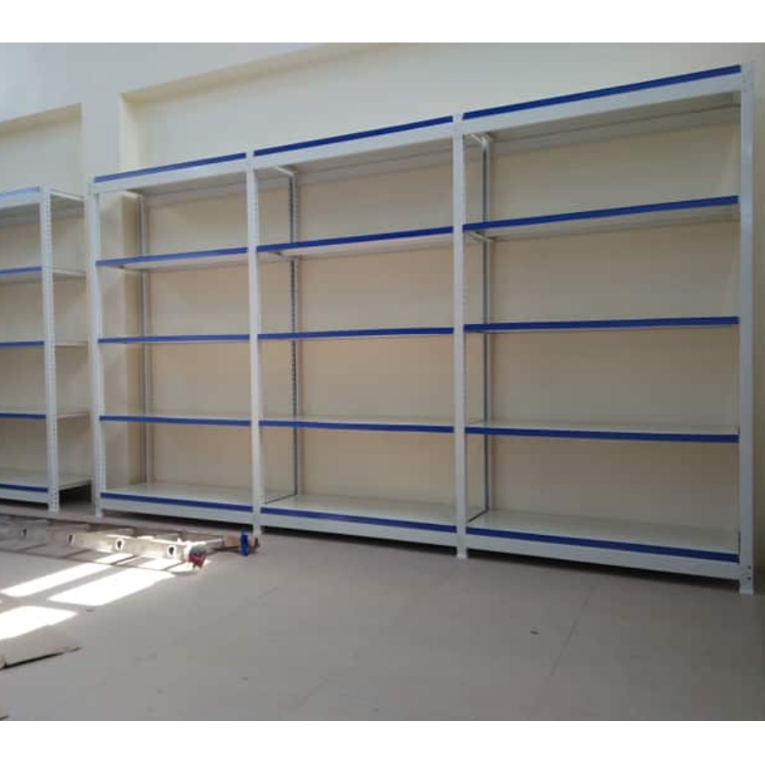 Wall Type Steel Rack Shelve Display for Storage warehouse store ...