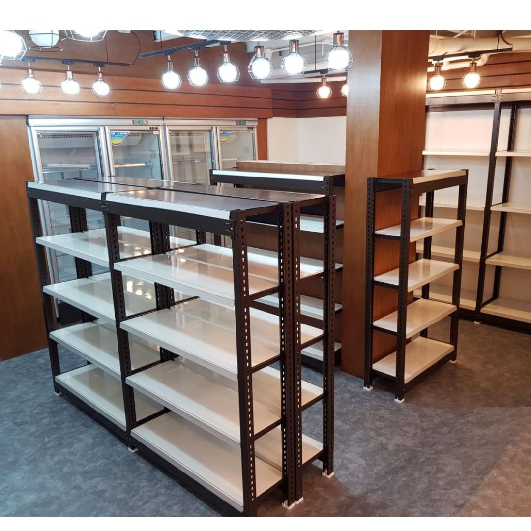 Wall Type Steel Rack Shelve Display for Storage warehouse store ...