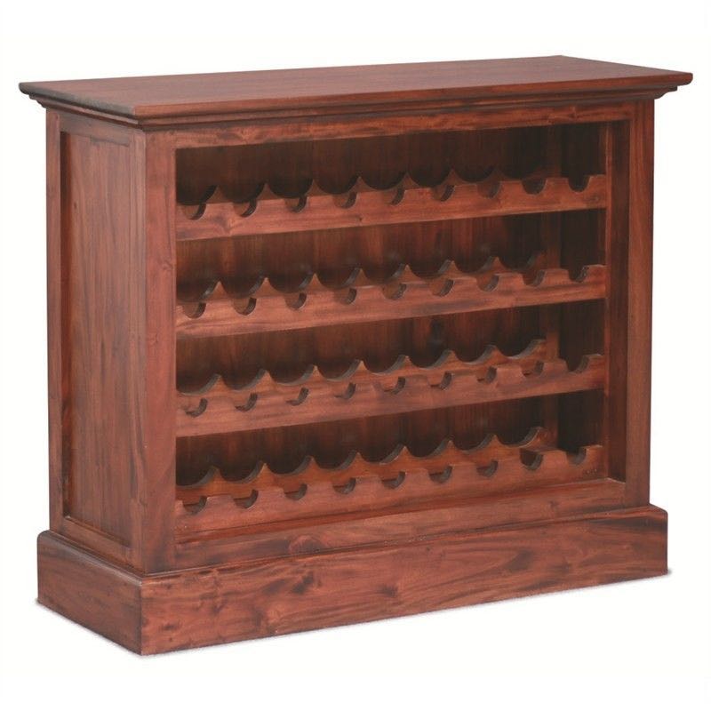Teak Solid Wood Wine Rack Bar Counter. , Furniture & Home Living ...