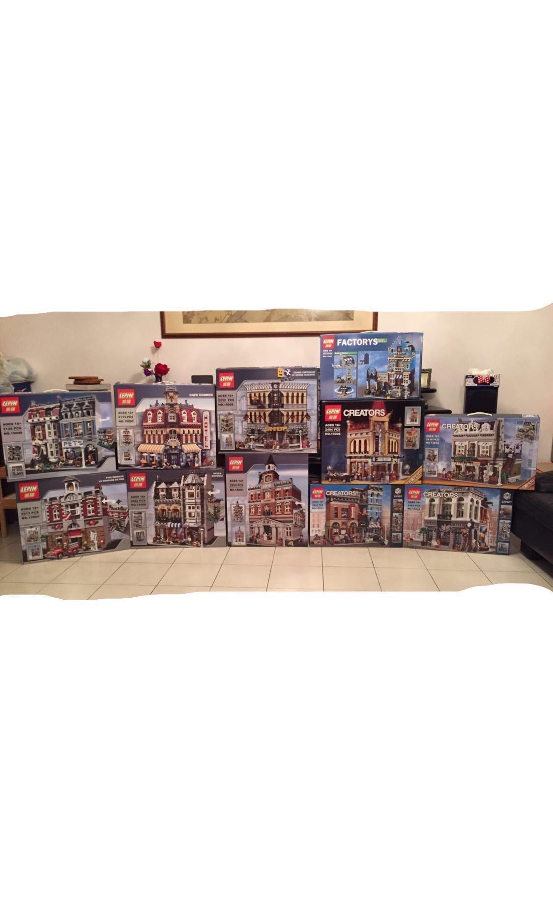 11 Lepin Modular building sets, Hobbies & Toys, Toys & Games on Carousell
