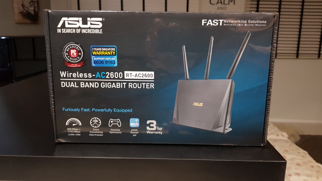 Asus RT-AC2600 Dual band Gigabit Router, Computers & Tech, Parts ...