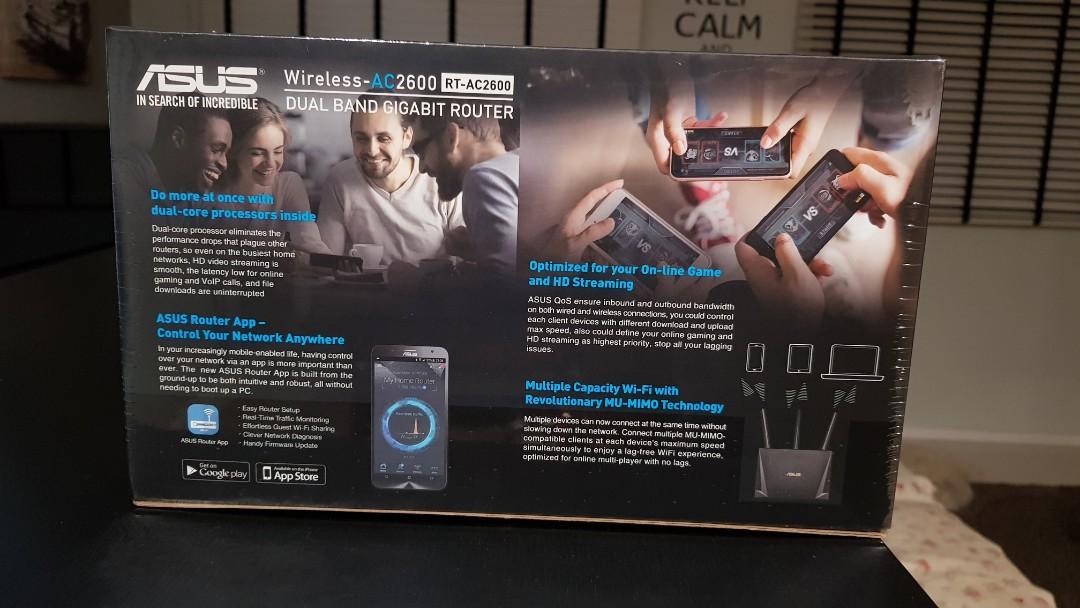 Asus RT-AC2600 Dual band Gigabit Router, Computers & Tech, Parts ...