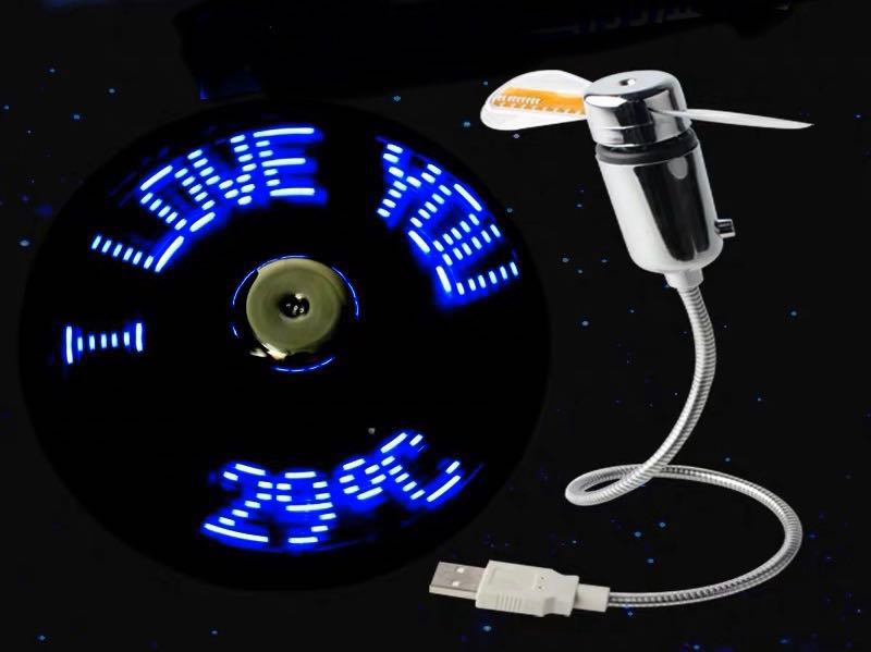 Brand New Led Temperature Fan, Furniture & Home Living, Lighting & Fans ...