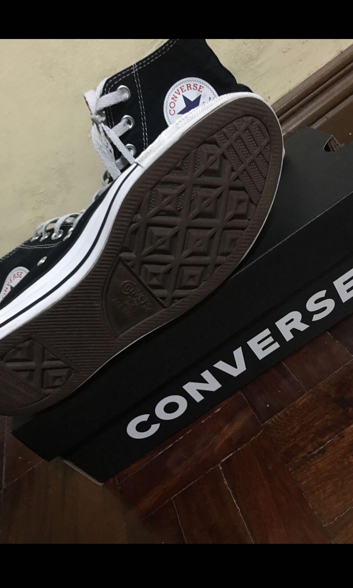CONVERSE ALL STAR HI CUT ORIGINAL BOUGHT FROM TRINOMA, with og box and ...