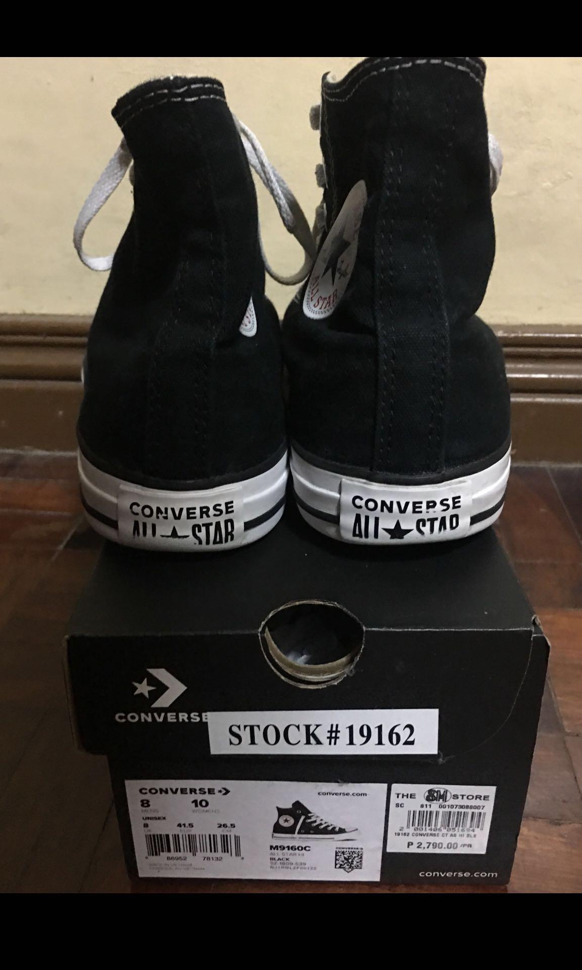 CONVERSE ALL STAR HI CUT ORIGINAL BOUGHT FROM TRINOMA, with og box and ...