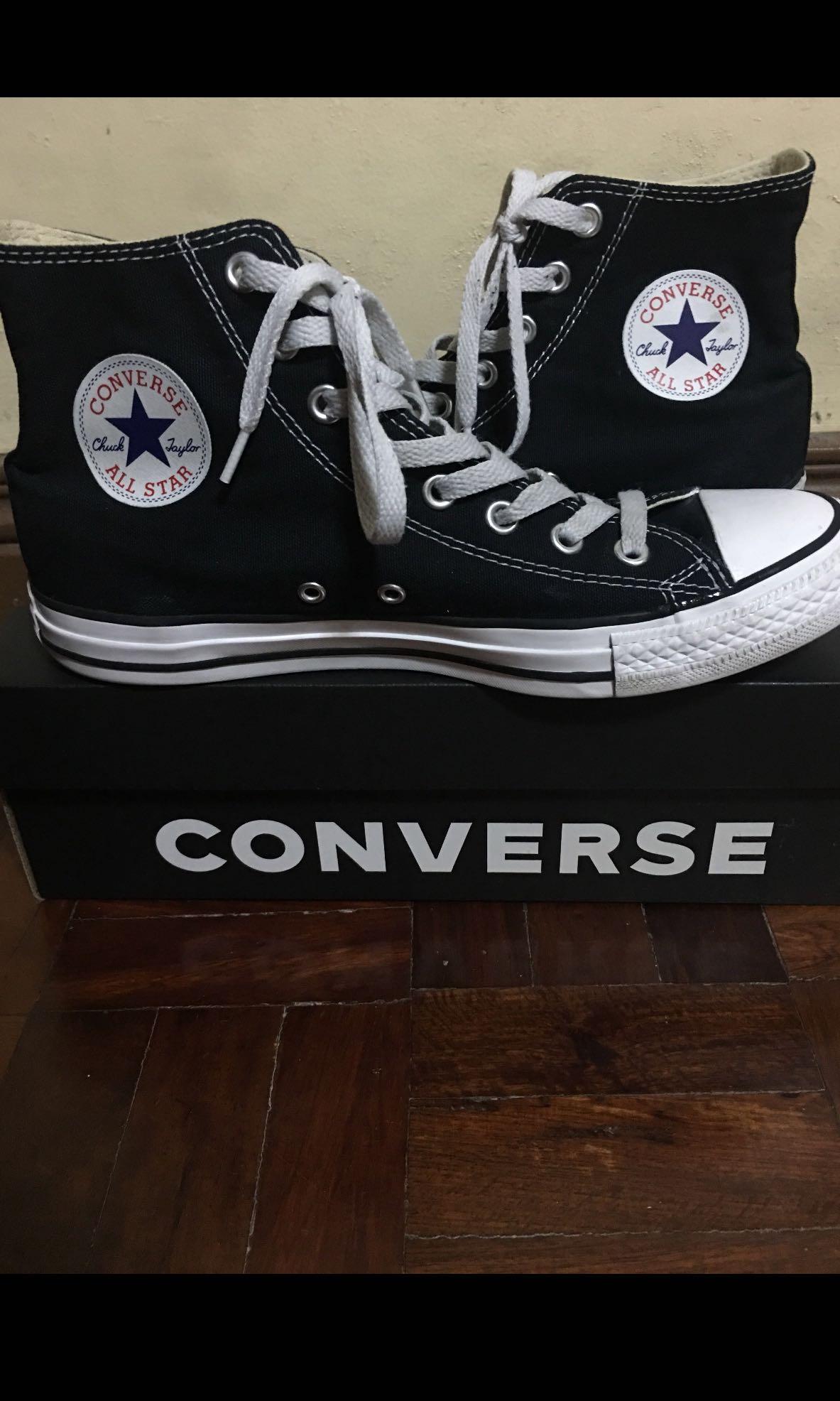 CONVERSE ALL STAR HI CUT ORIGINAL BOUGHT FROM TRINOMA, with og box and ...