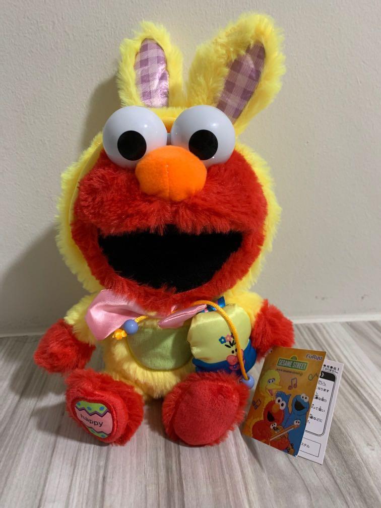 Elmo with Bunny Ears, Hobbies & Toys, Toys & Games on Carousell