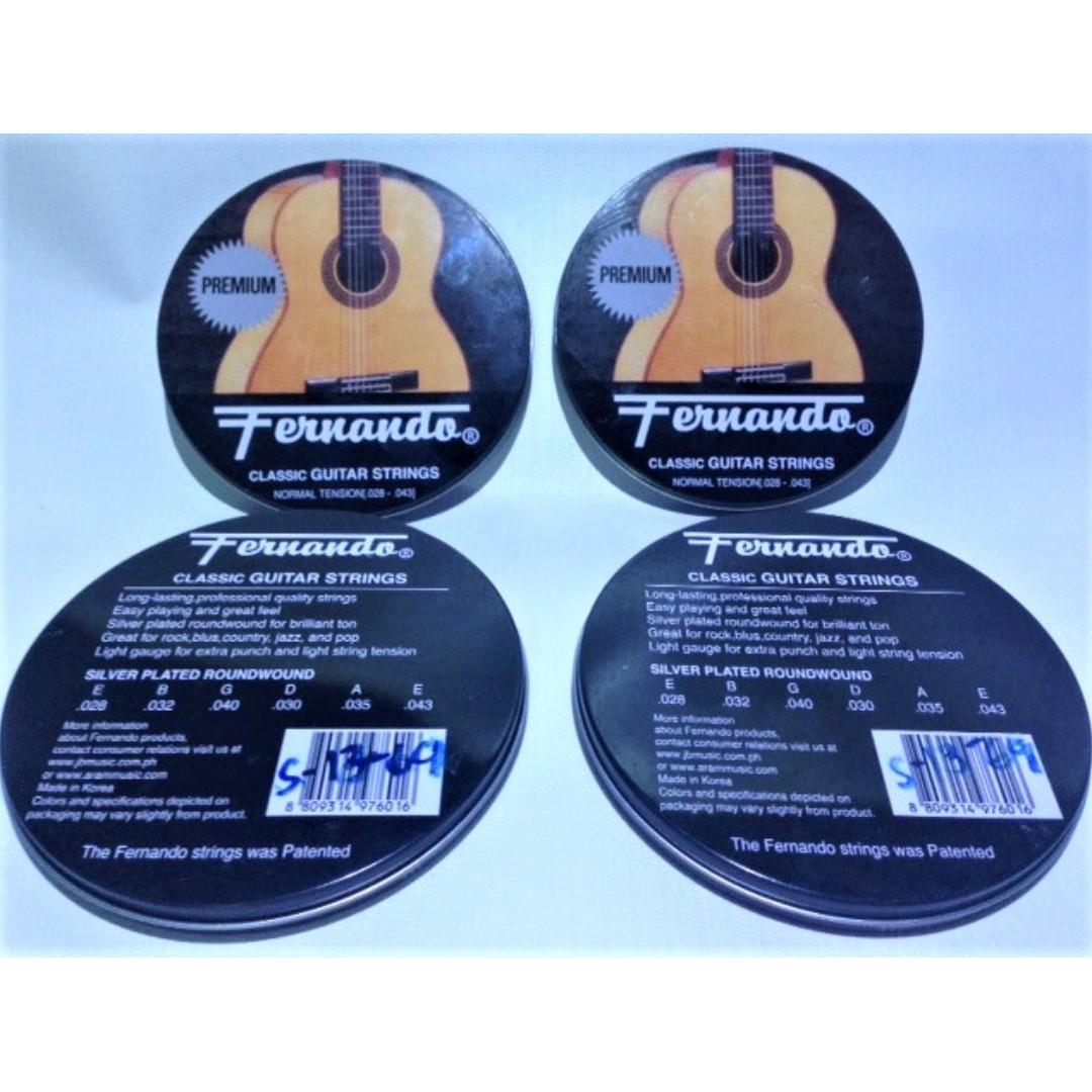 Fernando Classical Guitar Nylon Strings (Premium), Hobbies & Toys ...