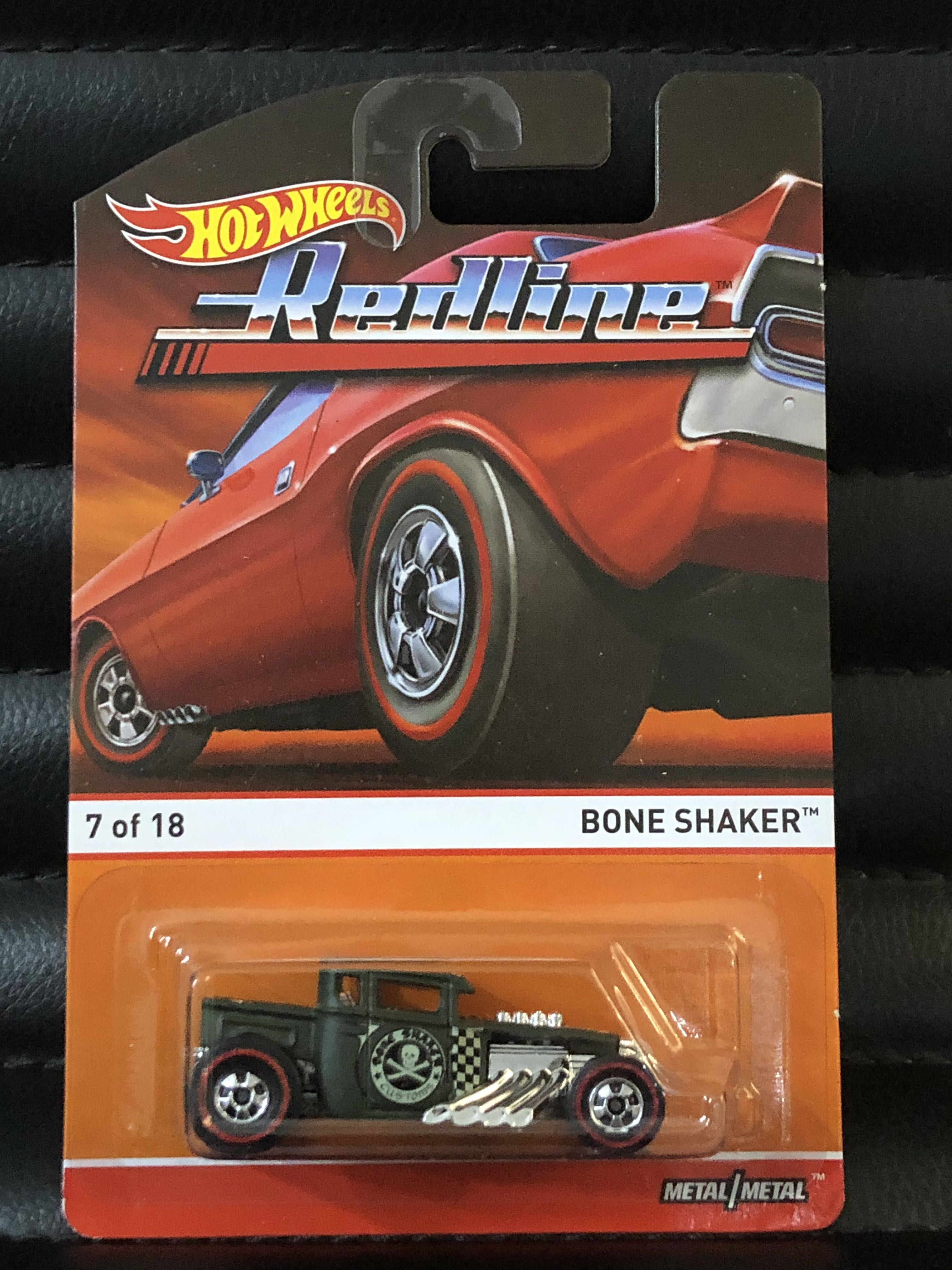 Hot Wheels Redliners Army Green Bone Shaker Boneshaker, Hobbies & Toys ...