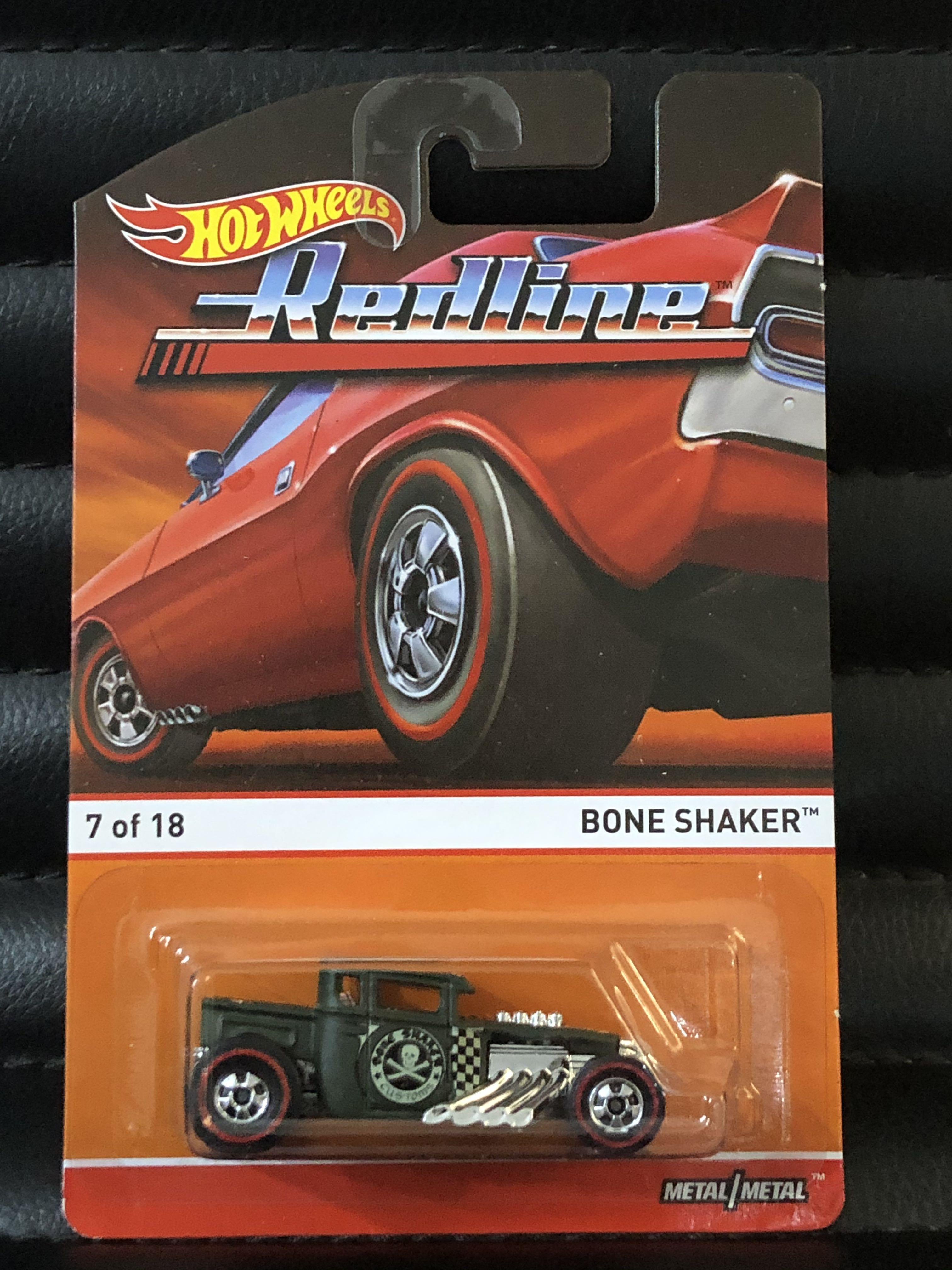 Hot Wheels Redliners Army Green Bone Shaker Boneshaker, Hobbies & Toys ...