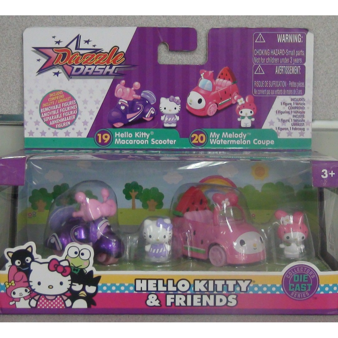 JADA TOYS Sanrio Metals Die Cast Dazzle Dash Hello Kitty and Friends 19 ...