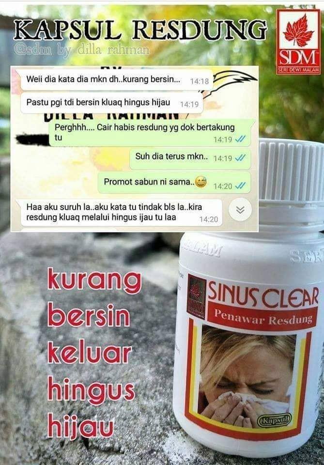 Jamu Sinus Clear Penawar Resdung, Everything Else on Carousell