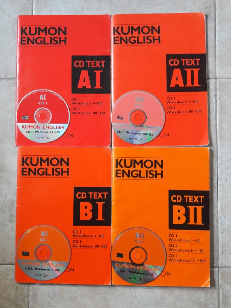 Kumon English CD Text AI, AII, BI & BII, Hobbies & Toys, Books ...