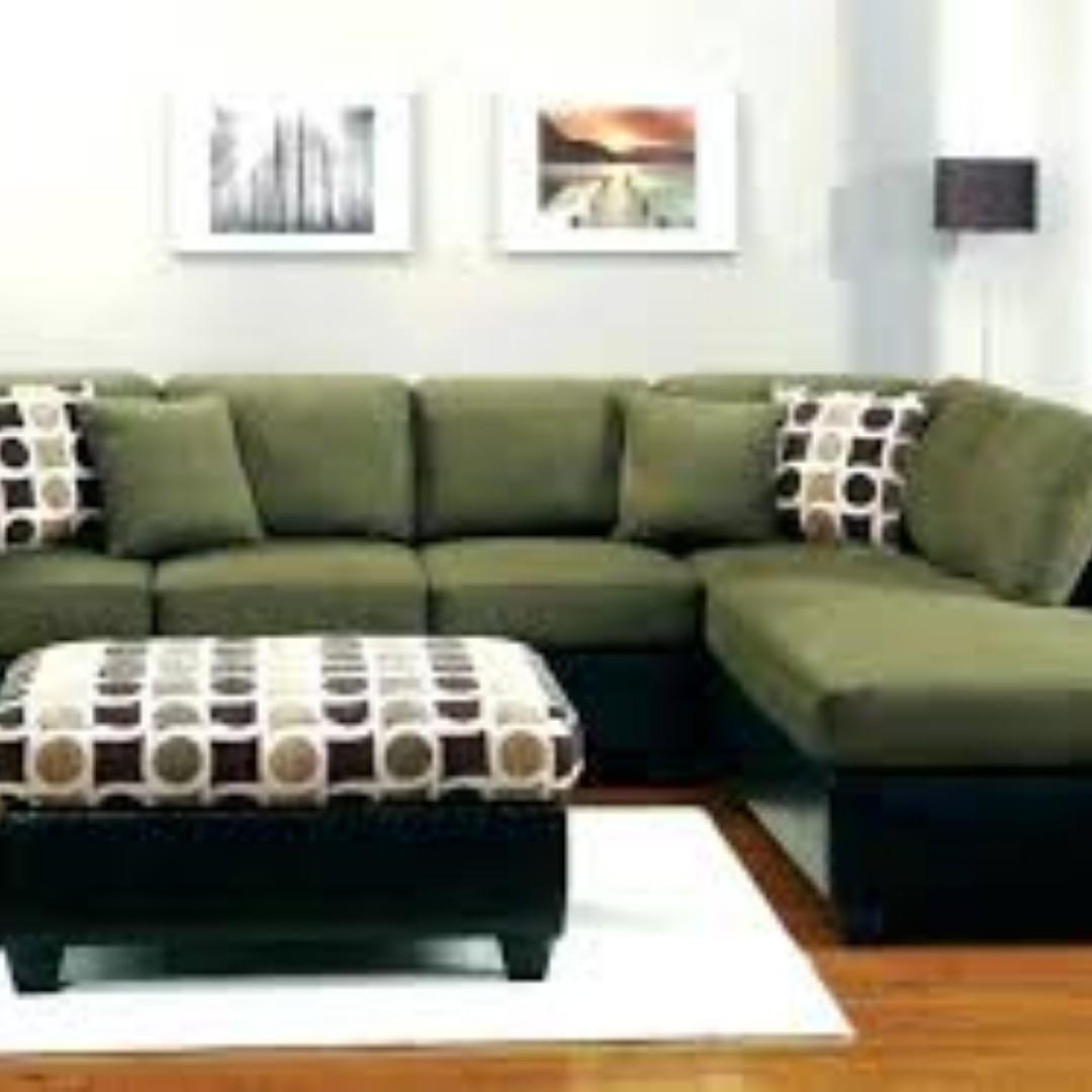 L - Shape Sala set, Furniture & Home Living, Furniture, Sofas on Carousell