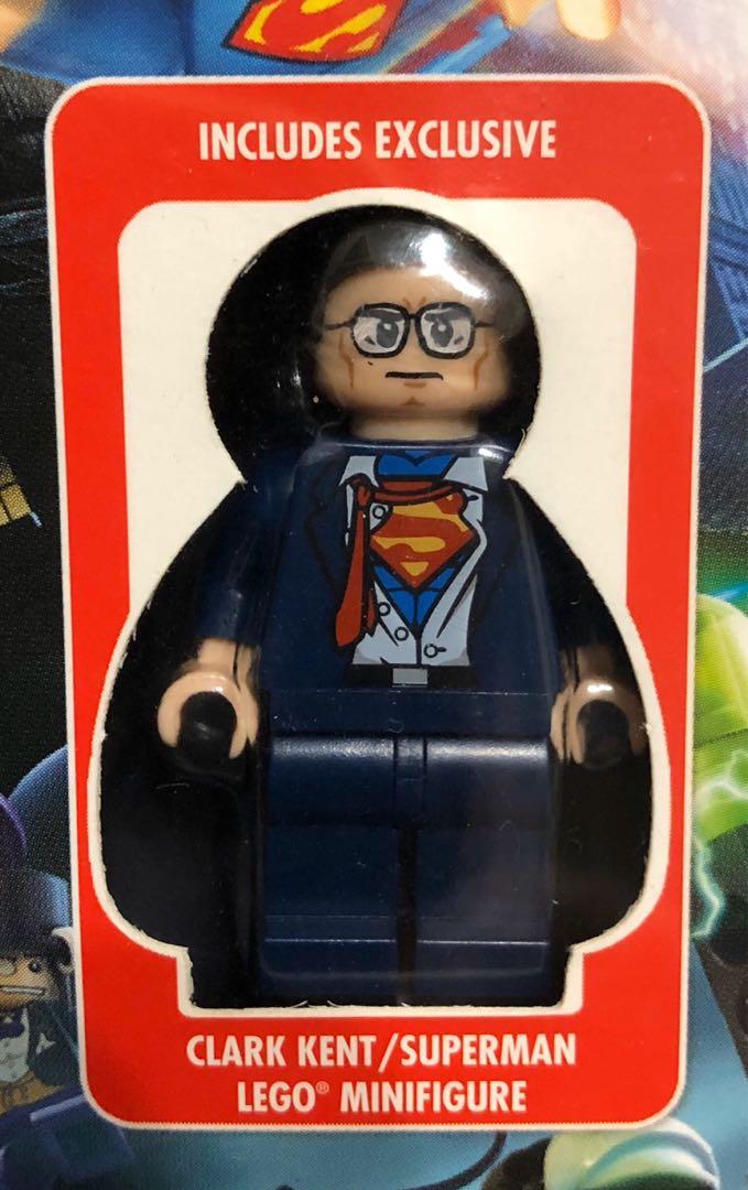 LEGO Clark Kent Superman Minifigure and Batman the Movie Blu-ray ...