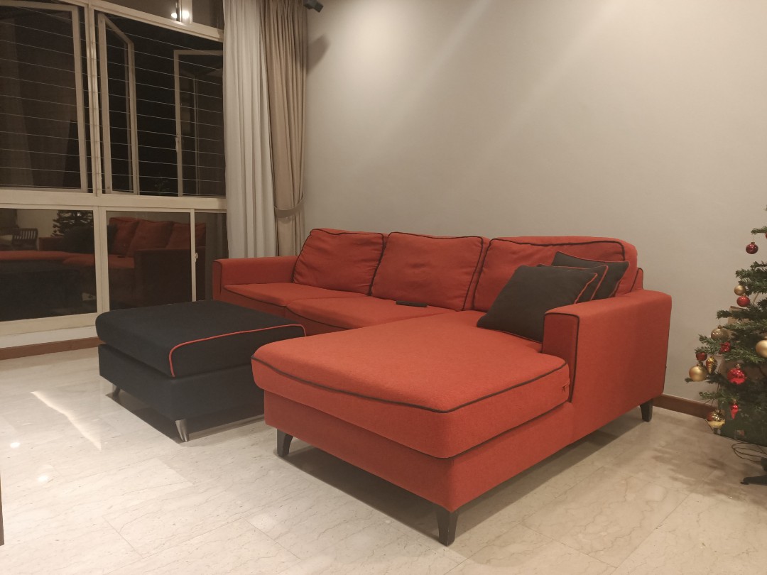 Courts L-shaped Sofa, Furniture & Home Living, Furniture, Sofas on ...